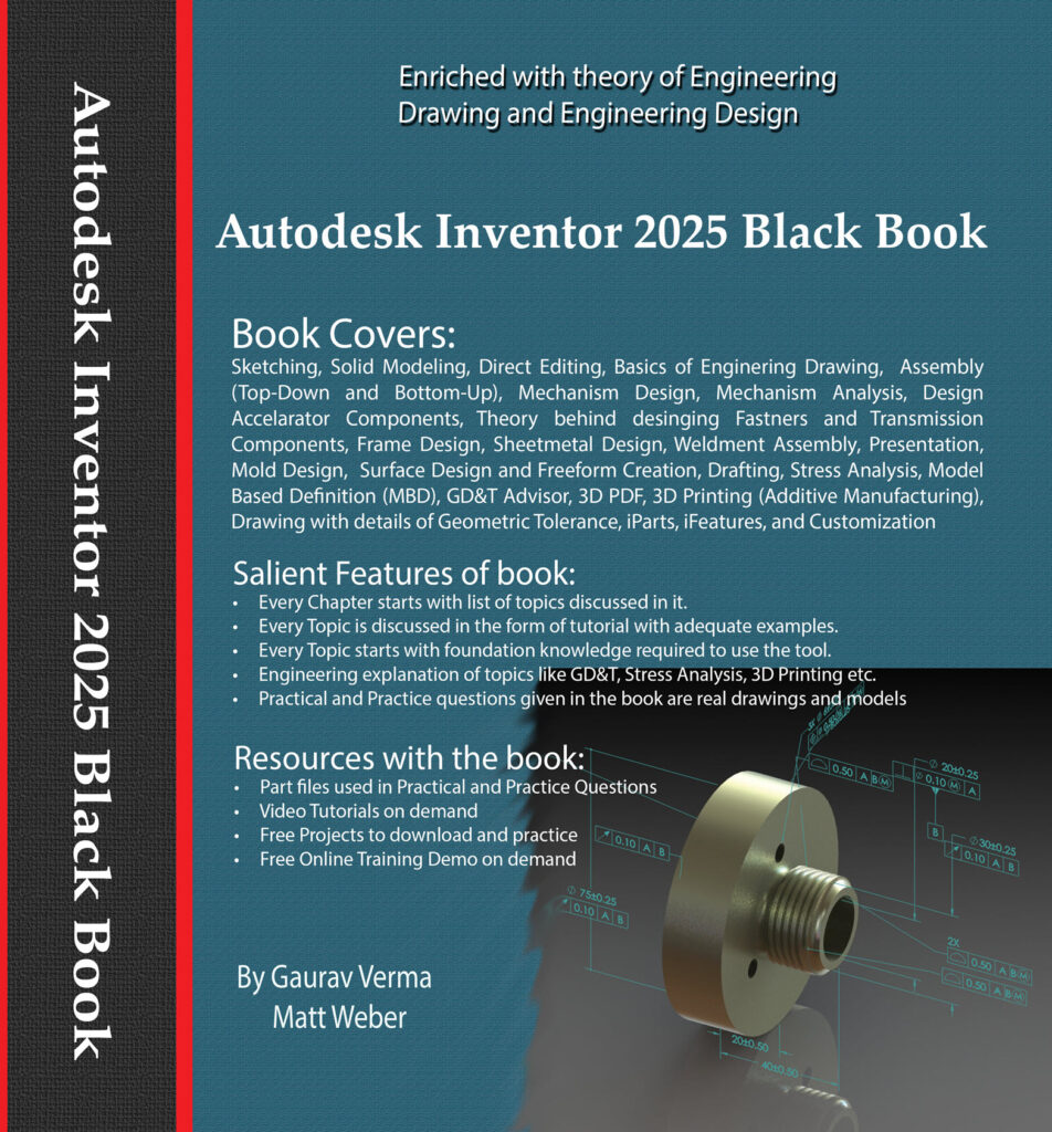 Autodesk Inventor 2025 Black Book - CADCAMCAE Works