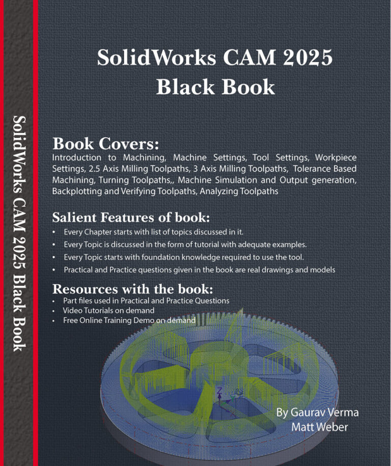 SolidWorks CAM 2025 Black Book (Paperback) - CADCAMCAE Works